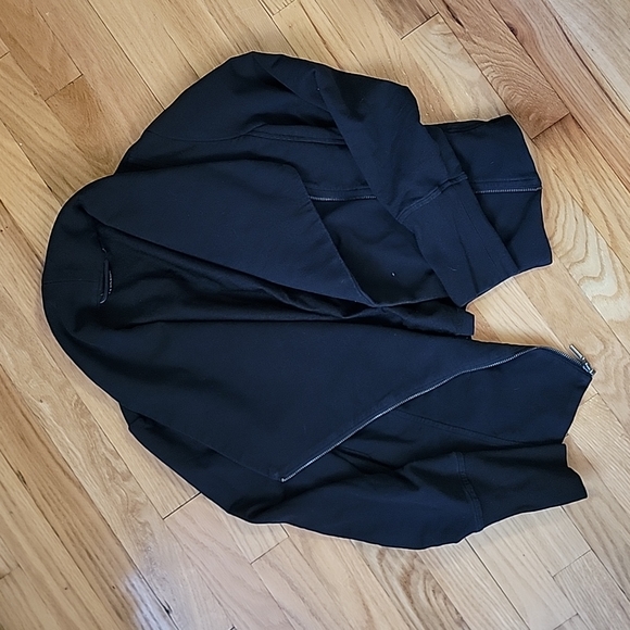 H by Halston | Jackets & Coats | H By Halston Black Zip Sweater 2 ...